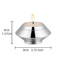 China Custom Aluminum CNC Machining Part Cremation Urn Memorial Keepsake Candle Holder Ashes Locket Free Logo Engrave for sale