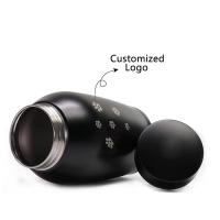 China Custom Aluminum CNC Machining Part Memorial Jar Cat Dog Funeral Supplies Sealed Stainless Steel Pet Urn for sale