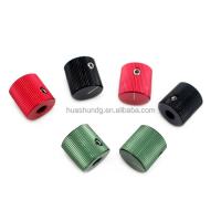 China Dongguan Custom Metal Aluminum Switch Audio Knurled Guitar Volume Control Potentiometer Knobs for sale