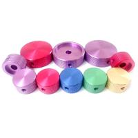China Dongguan Custom Metal Aluminum Switch Audio Knurled Guitar Volume Control Potentiometer Knobs for sale