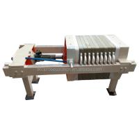 China 10m2 Area Clarifier Chamber Sludge Filter Press In Wastewater Treatment for sale