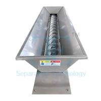 China 0.8m3/H-12m3/H Screw Press Dewatering 0.4kw Shaft Sludge Dewatering Press for sale