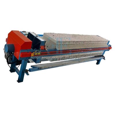China Biological Wastewater Treatment Sludge Filter Press Machine 910kg Capacity for sale