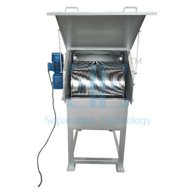 China Stainless Steel Rotary Screen Wastewater 0.75mm Mesh Drum Screen Filter for sale