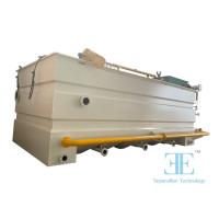 China ISO Standard Dissolved Air Flotation with 3.75kw Pump Power PLC  Control for sale