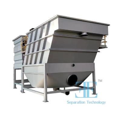 China Industrial Lamella Clarifier System with PLC Control White and 4500-9500kgs Empty Weight for sale