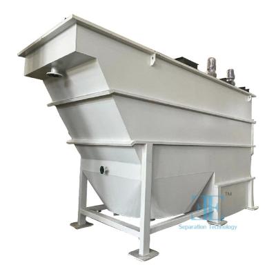China Industrial Water Treatment Lamella Plate Clarifier System 21500kgs Operation Weight for sale
