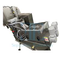 China Industrial Screw Press Sludge Dewatering Machine 10-150m3/h for sale