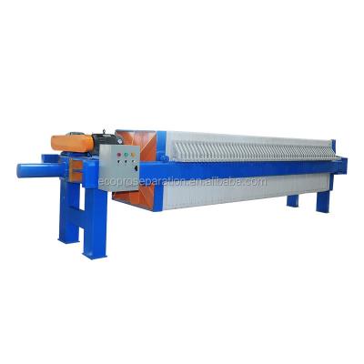 China Manual Hydraulic Filter Press 6m2 for Sludge Dewatering 220V-415V for sale