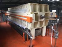 China Manual Plate Frame Filter Press 4m2 for Wastewater Treatment for sale