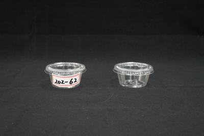 China 2oz Takeaway Biodegradable Disposable Cups 62mm For Iced Cold Drink Coffee Smoothie for sale