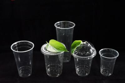 China Clear 100% Compostable PLA Cups 24 Ounce 90mm Disposable for sale