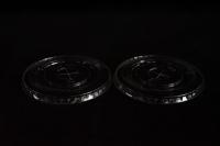 China Flat 185mm Clear CPLA Lids Disposable Parties Bioplastic for sale