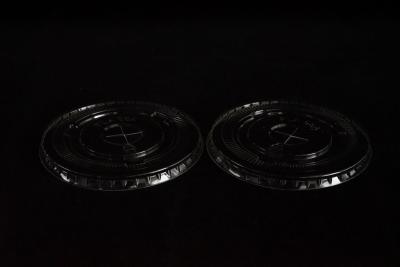 China Flat 185mm Clear CPLA Lids Disposable Parties Bioplastic for sale