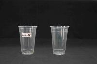 China 20oz 98mm Clear Biodegradable Disposable Cups 600ml for sale
