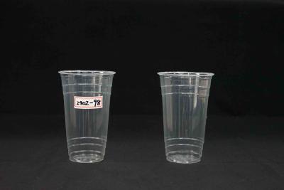 China PLA Biodegradable Cold Cups 24oz 98mm Eco Friendly for sale