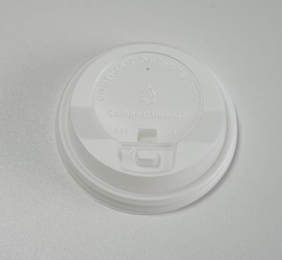China 80mm Biodegradable Coffee Cup Lid Cold Drink Shop for sale