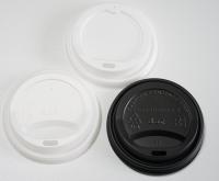 China Black Disposable Biodegradable 85mm PLA Lids Parties for sale