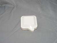 China Cake Holder Biodegradable Sugarcane Plates 133x112x16mm for sale