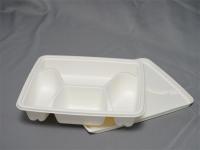 China 4 Compartment Biodegradable Sugarcane Plates for sale