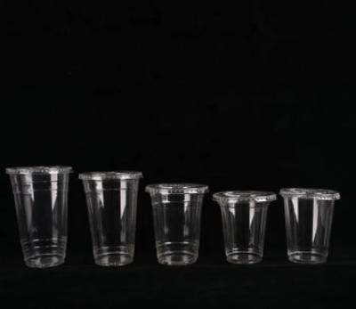 China Compostable Bio PLA Clear Biodegradable PLA Cups Eco Friendly for sale