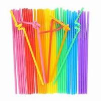 China PBAT Colorful Eco Biodegradable Corn Straws For Beverage Smoothie for sale