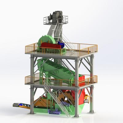 China 400t/H High Capacity Stationary M Sand Making Machine Manufactured Sand Plant for sale