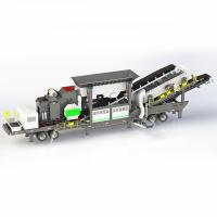 China High Efficiency Tyre Type Mobile Crushing Station 120-180t/H Mining Crushing Machine for sale