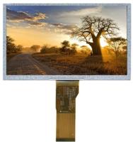 China OEM Service LVDS TFT LCD Panel 7 TFT Touch Screen 1024x600 for sale