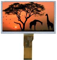 China 24 Bit RGB Resistive Touch Panel Minitor 5 Inch 800*480 High Brightness for sale