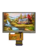 China ST7262 LVDS Interface Display 5 Inch TFT LCD Display LVDS Capacitive Touch Panel for sale