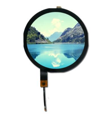 China LVDS Interface Round TFT Display TFT LCD Touch Panel 3 Inch 1024x600 for sale