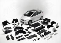 China High Precision Automotive Injection Moulding 1:1 Scale ABS PC Injection Molding Car Parts for sale