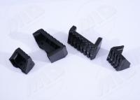 China Custom Industrial Injection Molding Wear Resistant Plastic Clamp Holder OEM With Teeth Slot for sale