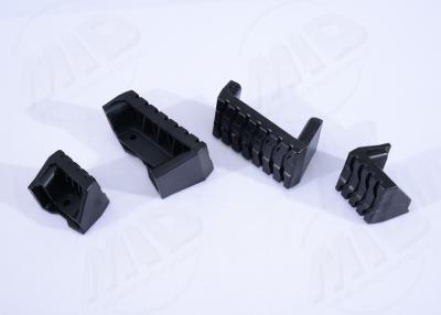 China Custom Industrial Injection Molding Wear Resistant Plastic Clamp Holder OEM With Teeth Slot for sale