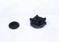 China OEM Industrial Injection Moulding Black Injection Molded Parts Round for sale