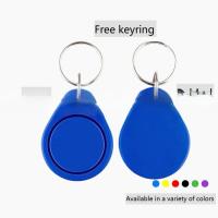 China Optional ABS Metal IC Access Card for Residential Area Elevator Key Chain Door Control for sale
