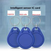 China Optional ABS Metal IC Access Card for Residential Area Elevator Key Chain Door Control for sale