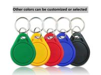 China Optional ABS Metal IC Access Card for Residential Area Elevator Key Chain Door Control for sale