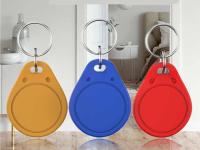China Optional ABS Metal IC Access Card for Residential Area Elevator Key Chain Door Control for sale