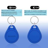 China Optional ABS Metal IC Access Card for Residential Area Elevator Key Chain Door Control for sale