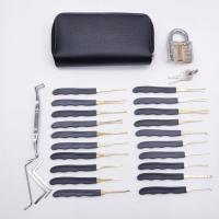 China 24PC Locksmith Supplies Stainless Steel Lock Pick Up Set for Convenient Lock Opening for sale