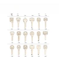 China Car Key Fob Compatible Magnetic Metal Door Key Plastic Blank Keys with Customized Logo for sale