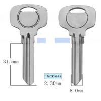 China Custom Zinc Alloy Brass Door Key with OEM Support and Customized Logo for sale