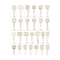 China Custom Zinc Alloy Brass Door Key with OEM Support and Customized Logo for sale