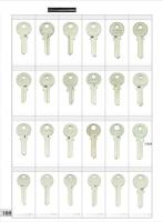 China Multi Colors UL050 Universal Brass Material Plastic Head Door Key Blank by Customized for sale