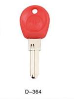 China Middle Eastern Market ABS Metal Double Slot Door Lock with Rubber Handle and Brass Key for sale