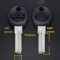 China Middle Eastern Market ABS Metal Double Slot Door Lock with Rubber Handle and Brass Key for sale