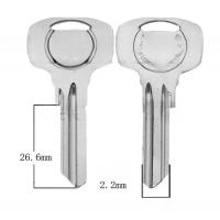 China Multi Colors Titanium Alloy Magnetic Metal Door Key for Supplies Brass Blank Door Lock for sale