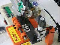 China 120W Motor Power Defu 238RS Horizontal Key Cutting Machine for Materials ABS and Steel for sale